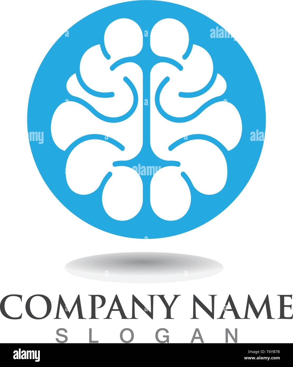 Brain Logo Template and symbols icons Stock Vector Image & Art - Alamy
