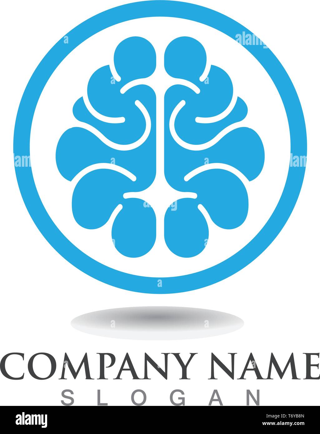 Brain Logo Template and symbols icons Stock Vector Image & Art - Alamy