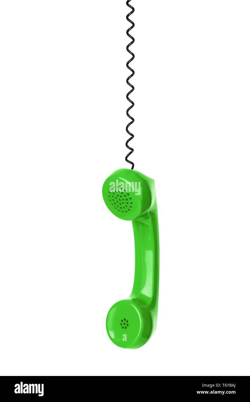 Green old phone hi-res stock photography and images - Alamy