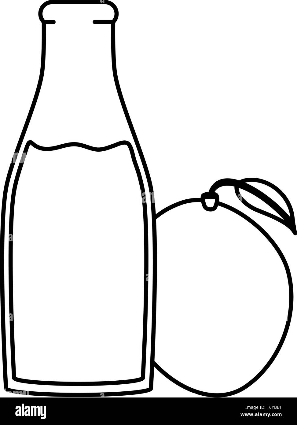 Juice Bottle Drawing