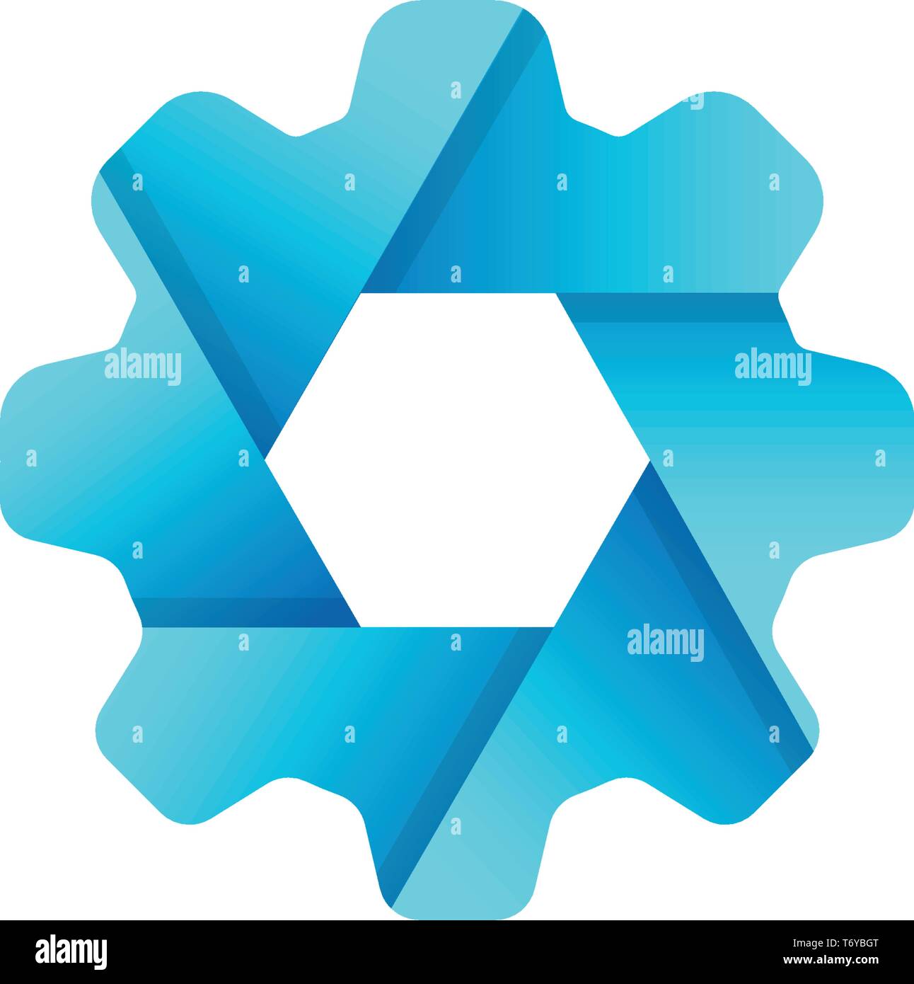 gear logo design industrial icon element illustration - vector Stock ...