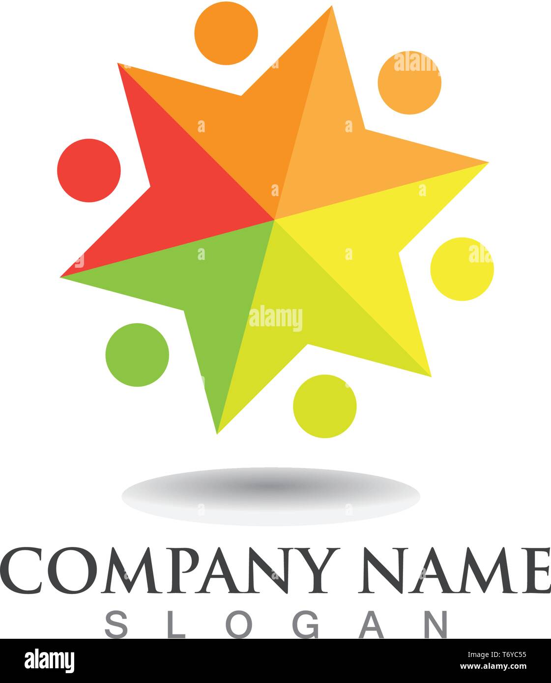 Logo star leadership vector Stock Vector Image & Art - Alamy