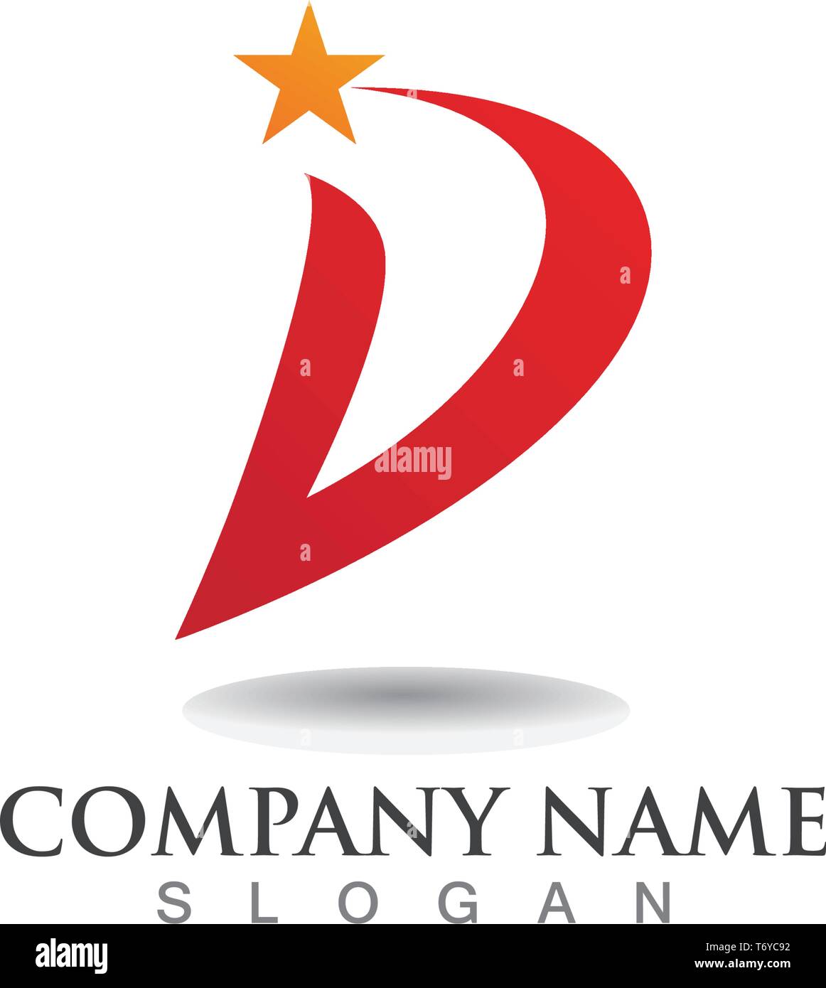 D letters business logo and symbols template Stock Vector Image & Art ...