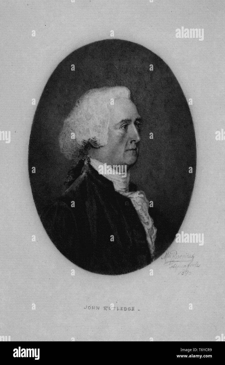 Portrait of john rutledge hi-res stock photography and images - Alamy