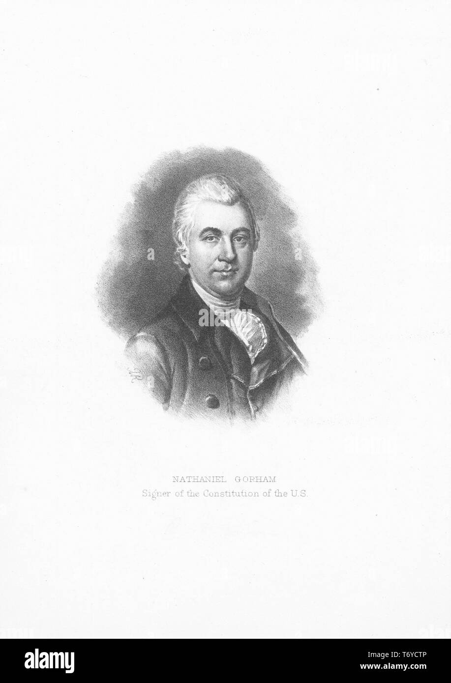 Portrait of nathaniel gorham hi-res stock photography and images - Alamy