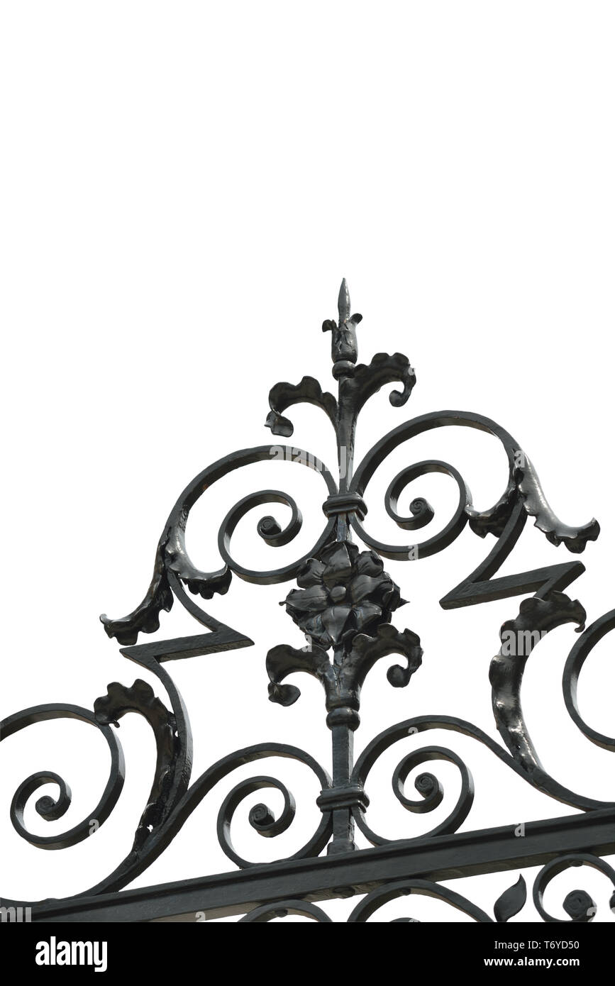Elegant wrought iron gate hi-res stock photography and images - Alamy