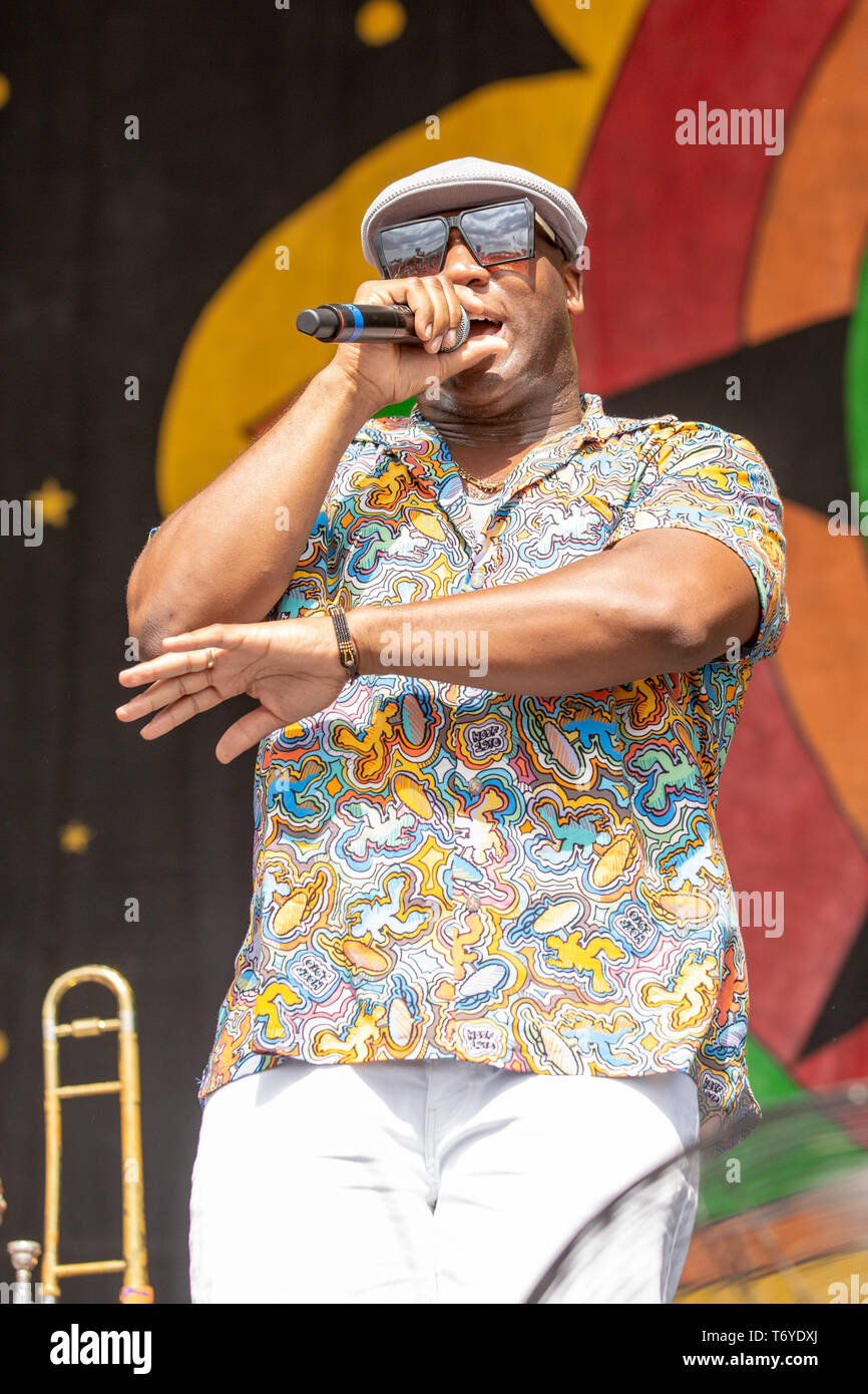 May 2, 2019 - New Orleans, Louisiana, U.S - SAMMIE 'BIG SAM' WILLIAMS ...