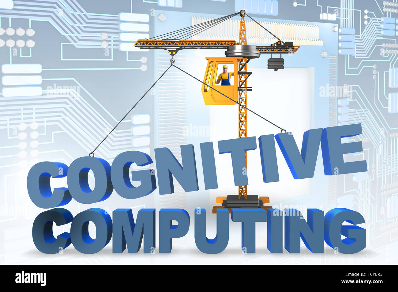 Cognitive computing concept - 3d rendering Stock Photo - Alamy