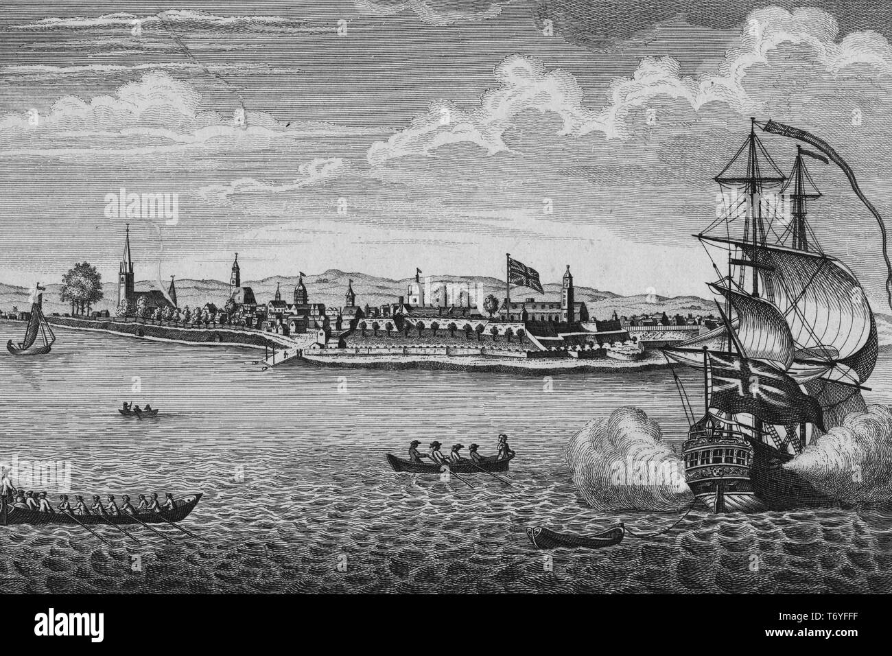 1700s new york city hi-res stock photography and images - Alamy