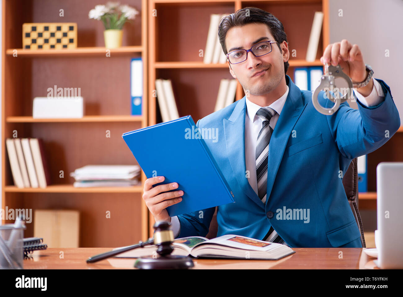 Lawyer working in the office Stock Photo - Alamy