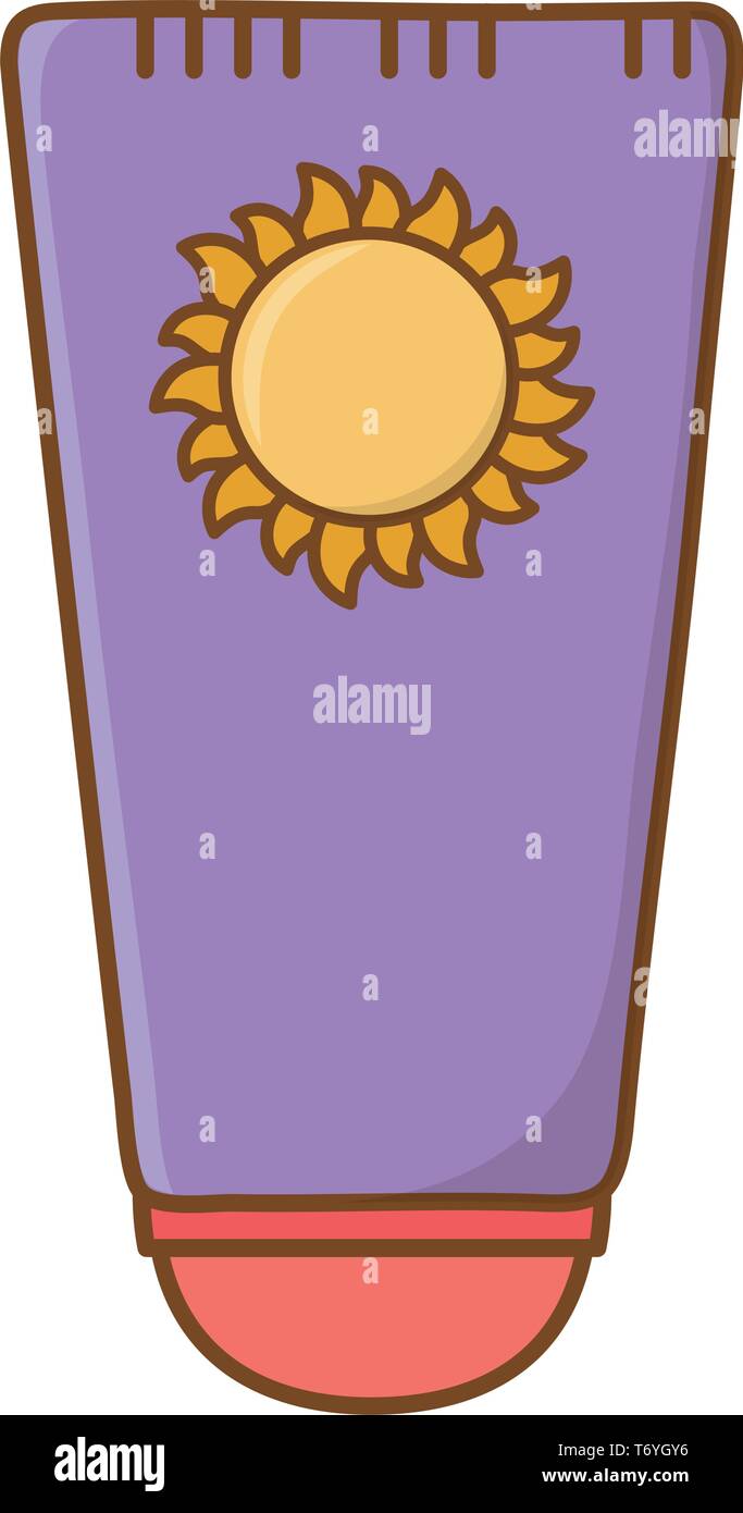 Tourist trip summer travel purple sunscreen lotion adventure ...