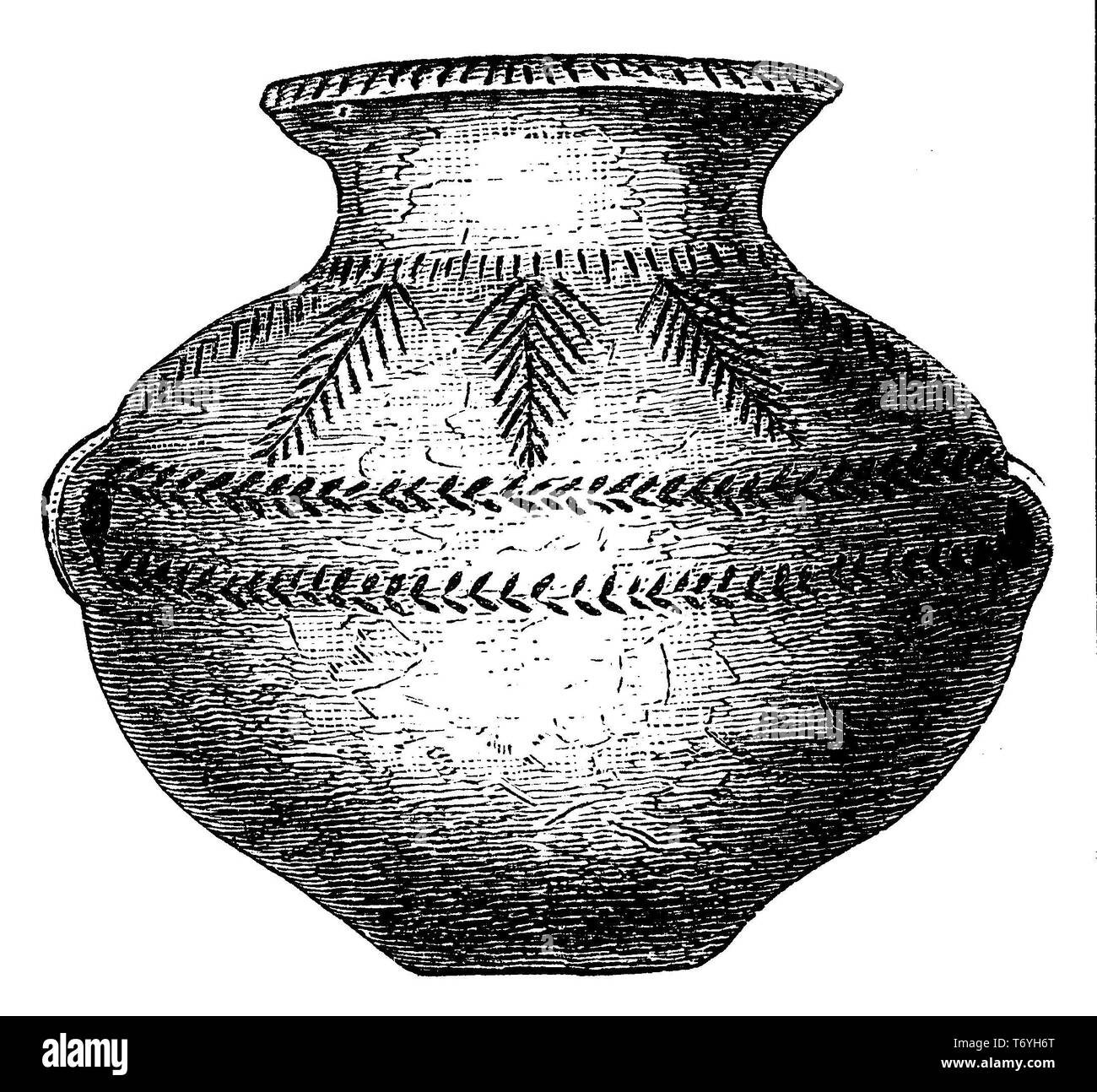 Clay pot from the Late Stone Age Stock Photo - Alamy