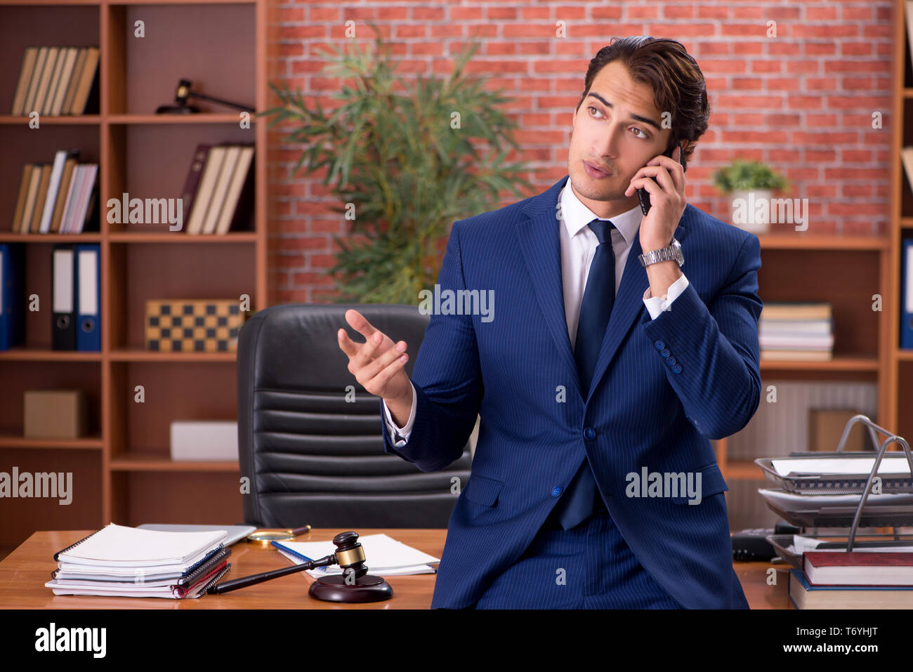 Handsome lawyer hi-res stock photography and images - Alamy
