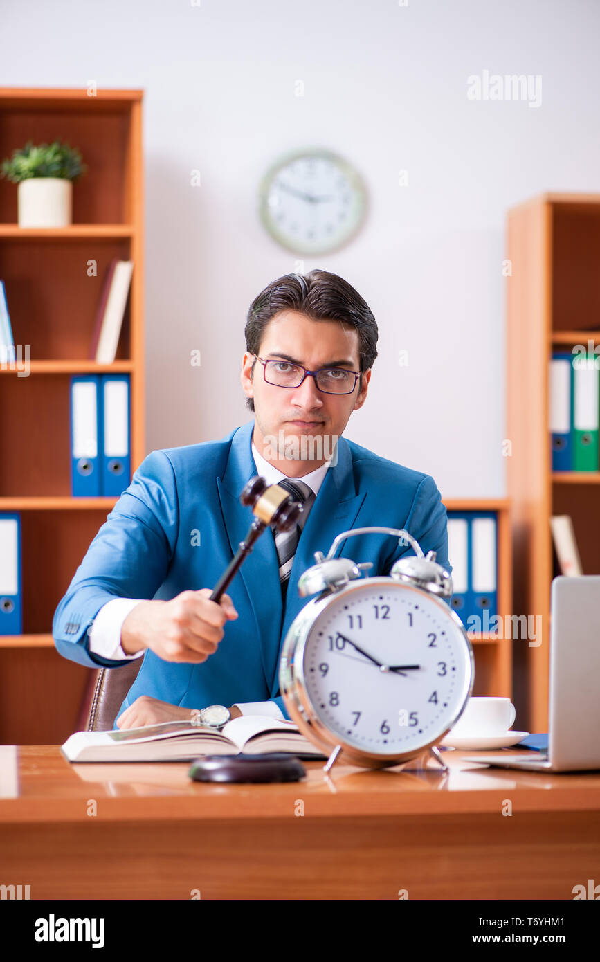 Lawyer working in the office Stock Photo - Alamy