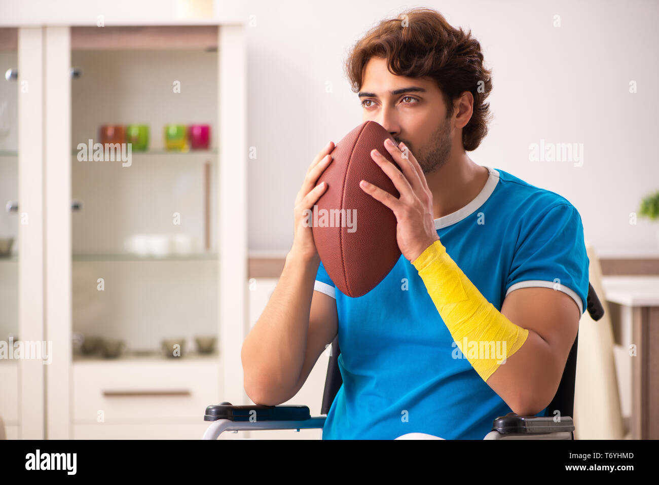 Recovering from his broken leg hi-res stock photography and images - Alamy