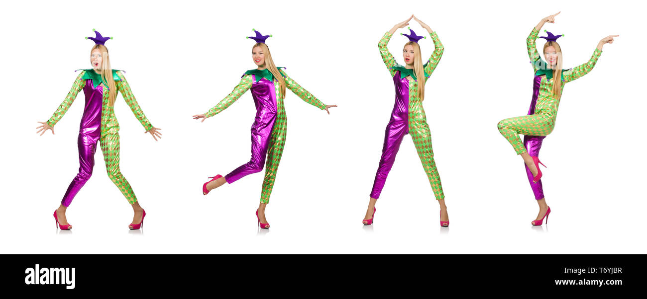 Set character woman wearing Cut Out Stock Images & Pictures - Alamy