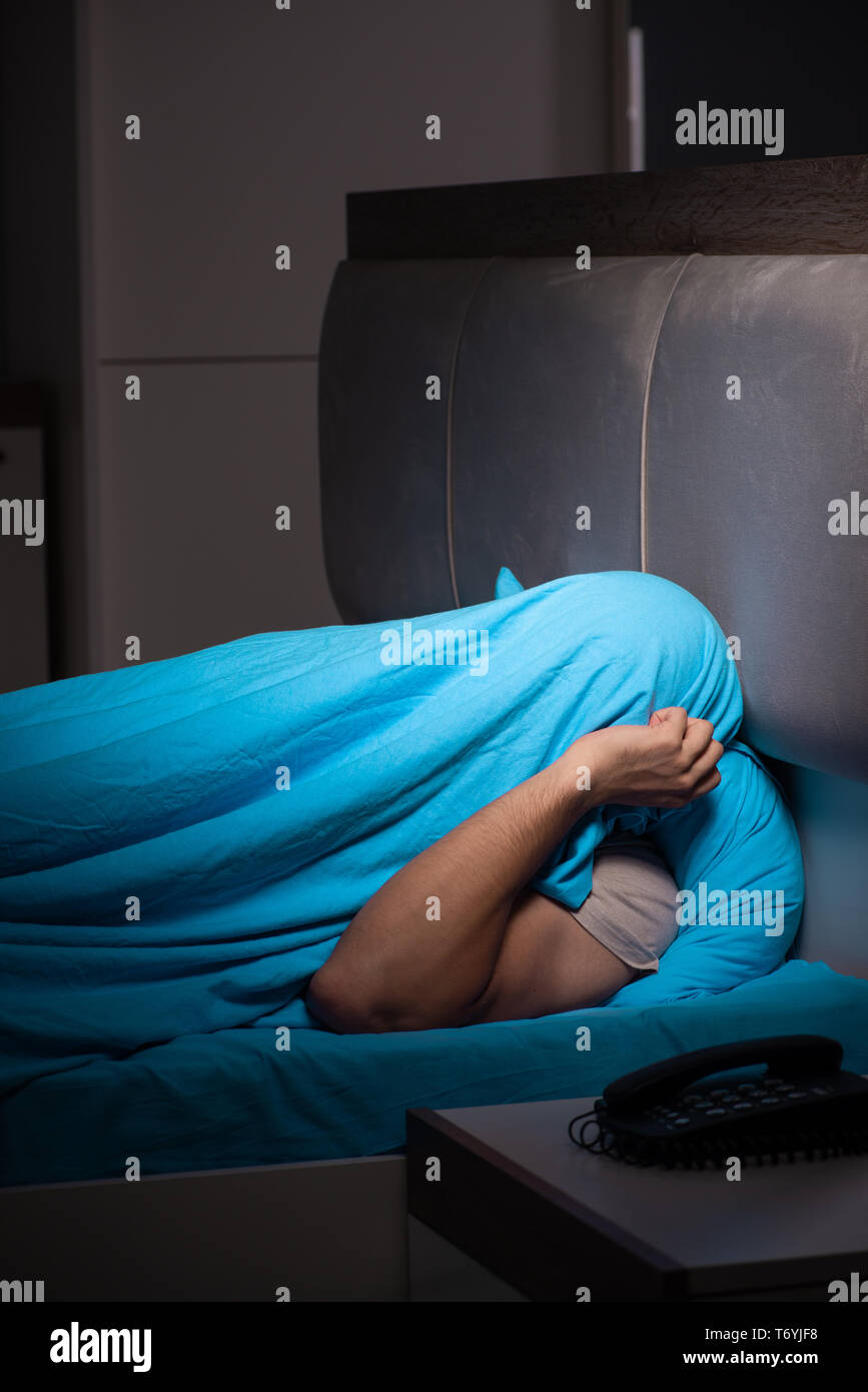 Man dream ghost bed hi-res stock photography and images - Alamy