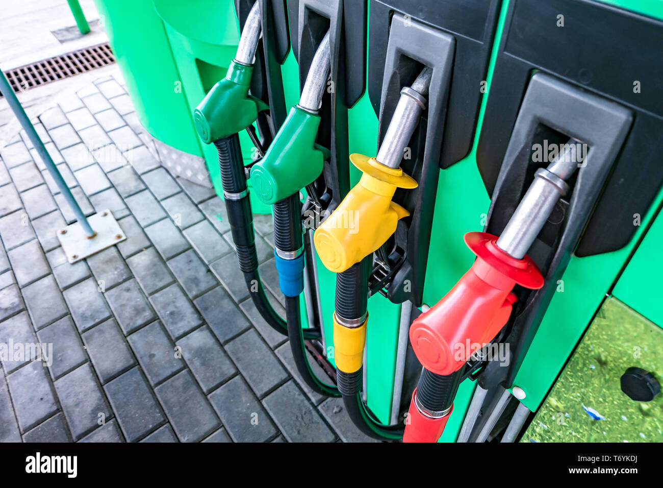 Petrol pump guns hi-res stock photography and images - Alamy