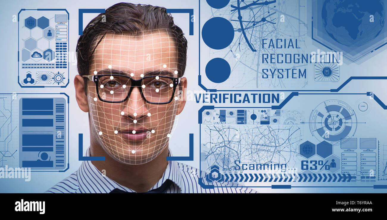 Concept of face recognition software and hardware Stock Photo - Alamy