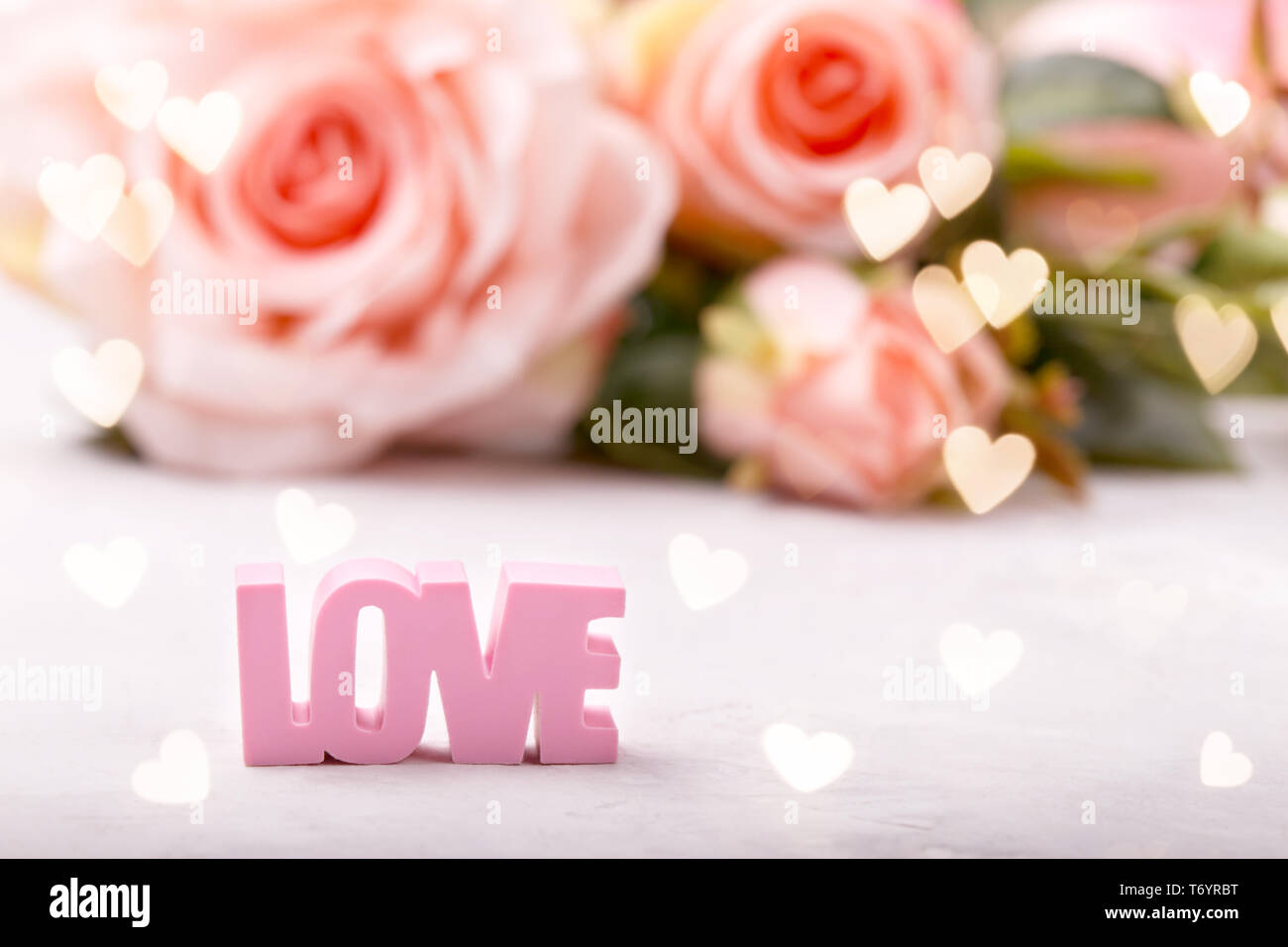 Roses for my love hi-res stock photography and images - Alamy