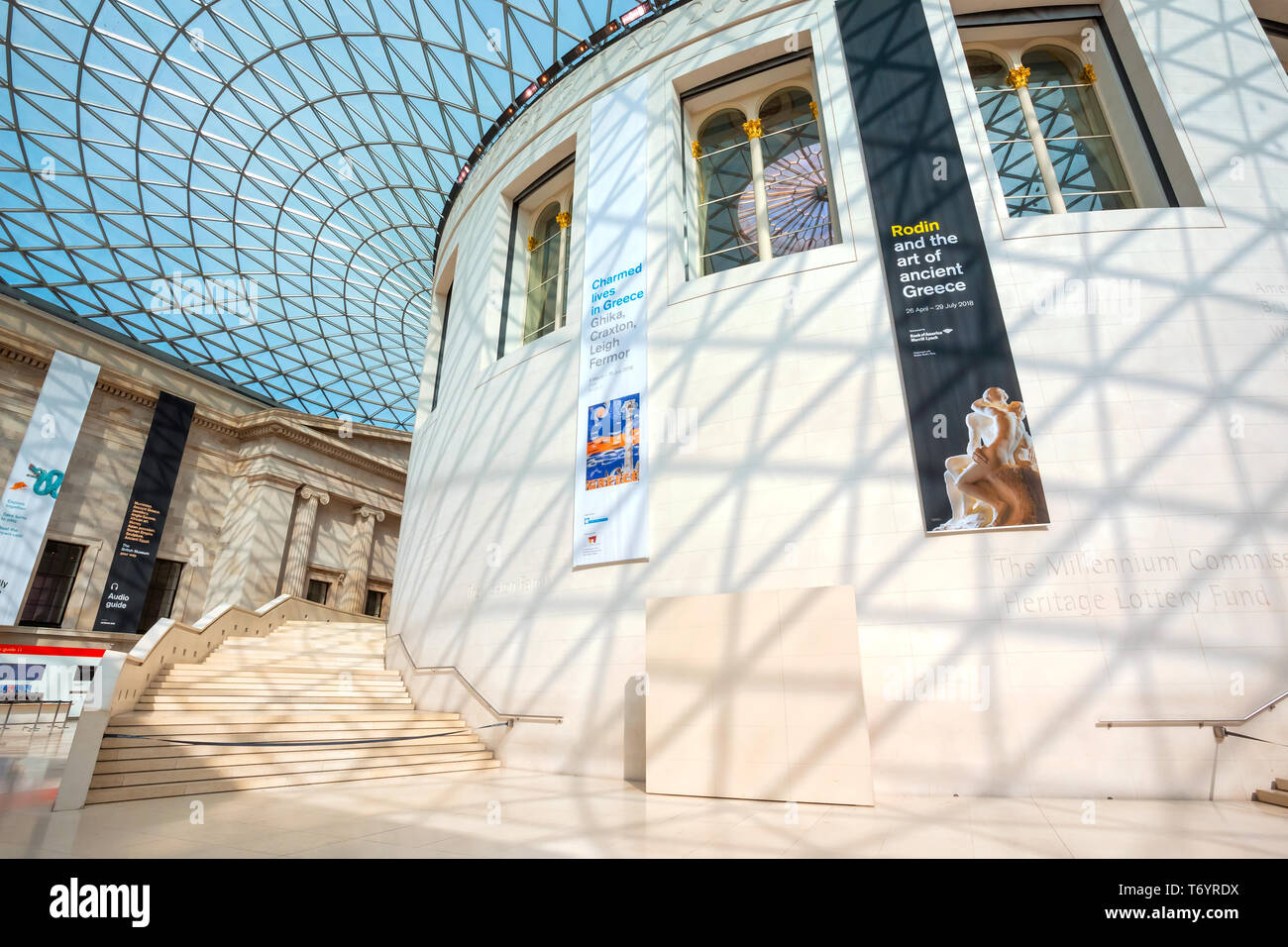 London, UK - May 20 2018: The British Museum is a public institution ...