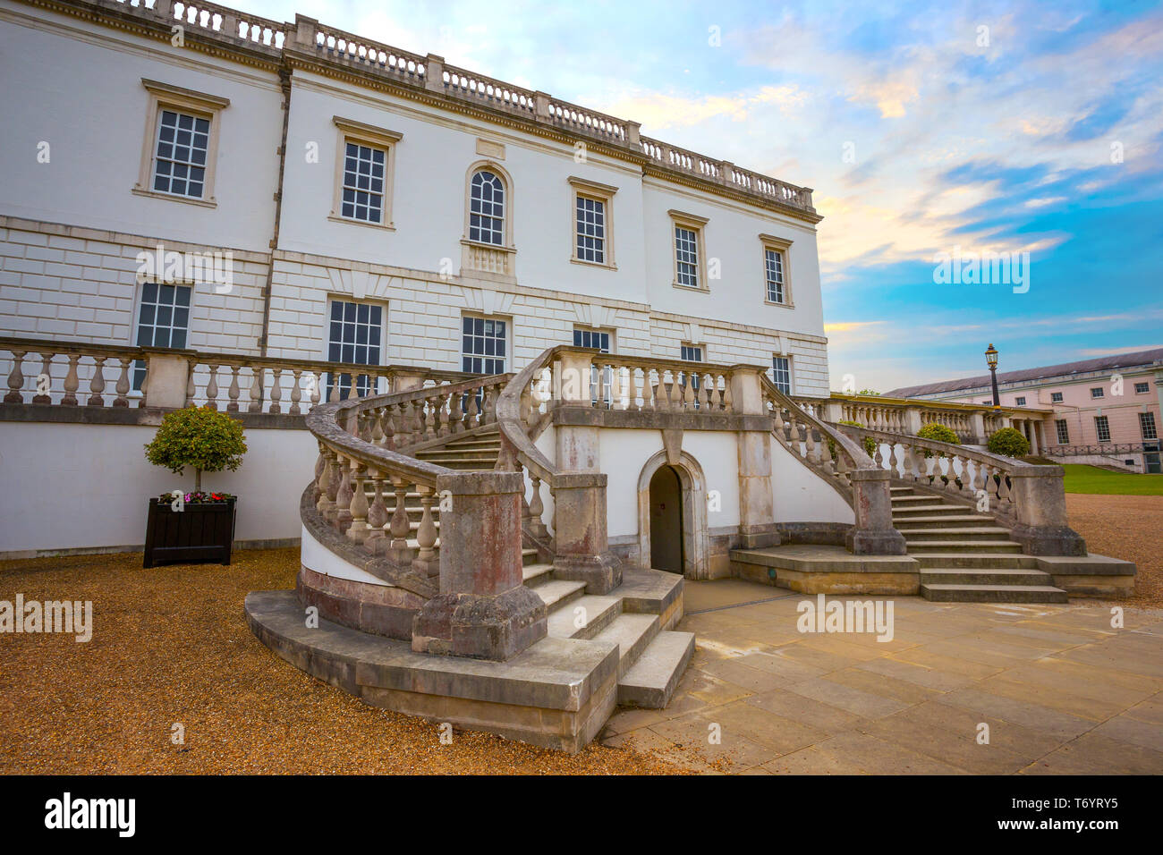 London, UK - May 21 2018: The Queen's House built between 1616 and 1635 ...