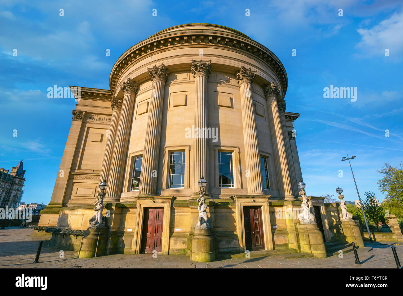 Liverpool, UK - May 17 2018: St George's Hall designed by Harvey ...