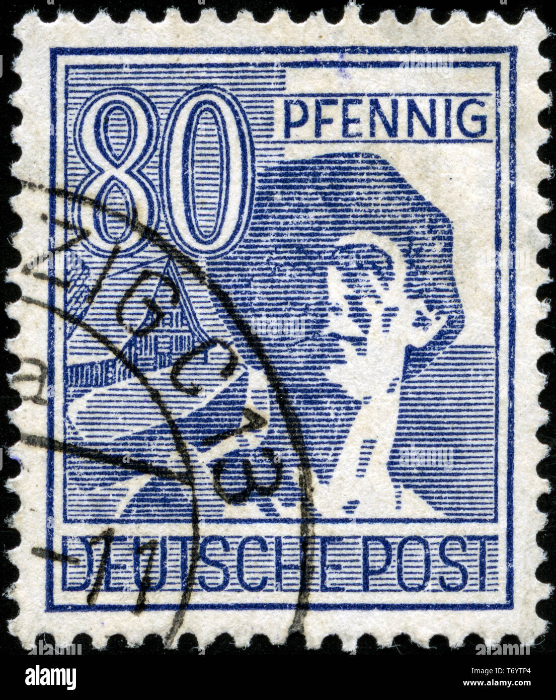 Postage stamp from Germany, Allied Occupation 1945-1949 in the American ...