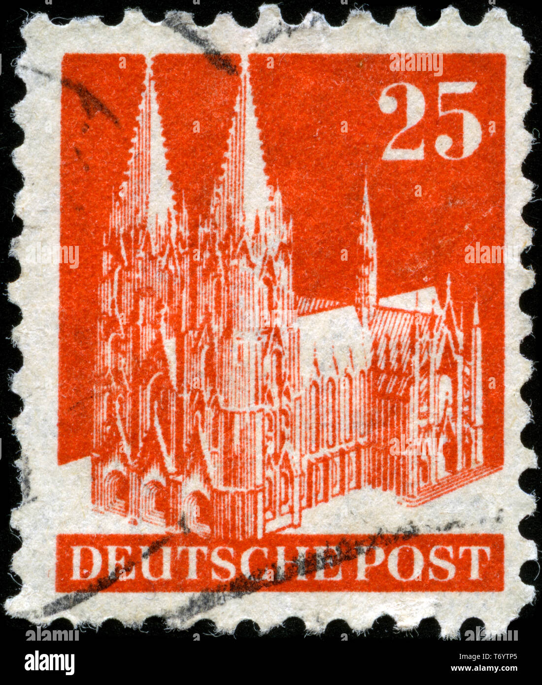 Postage stamp from Germany, Allied Occupation 1945-1949 in the American ...