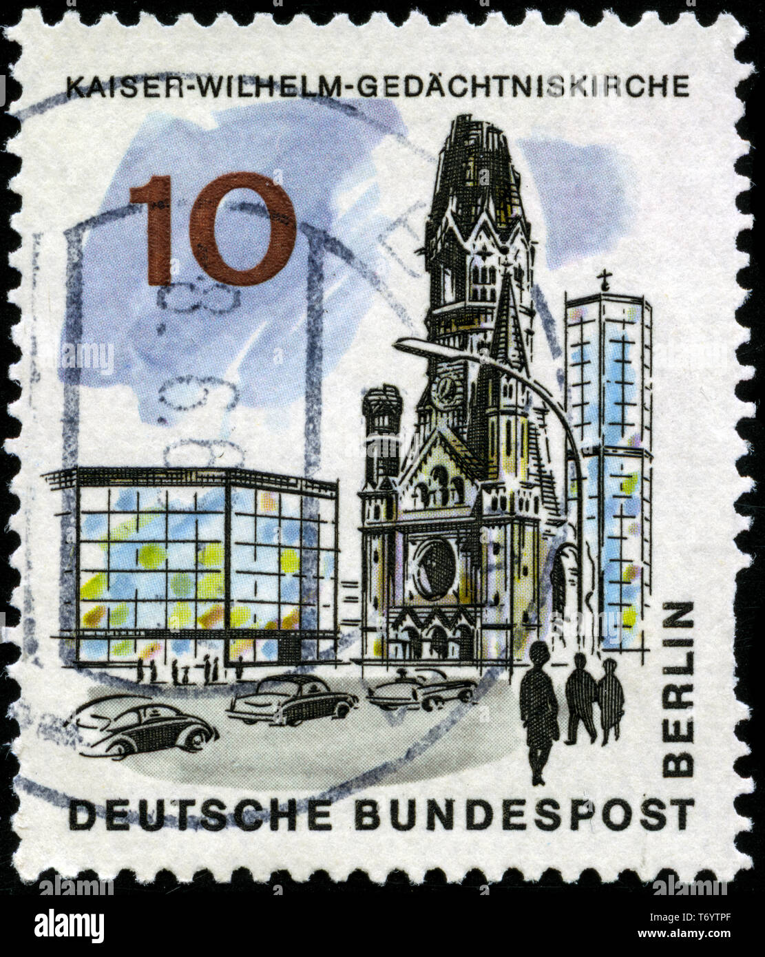Postage stamp from the Berlin in The New Berlin series issued in 1965 ...