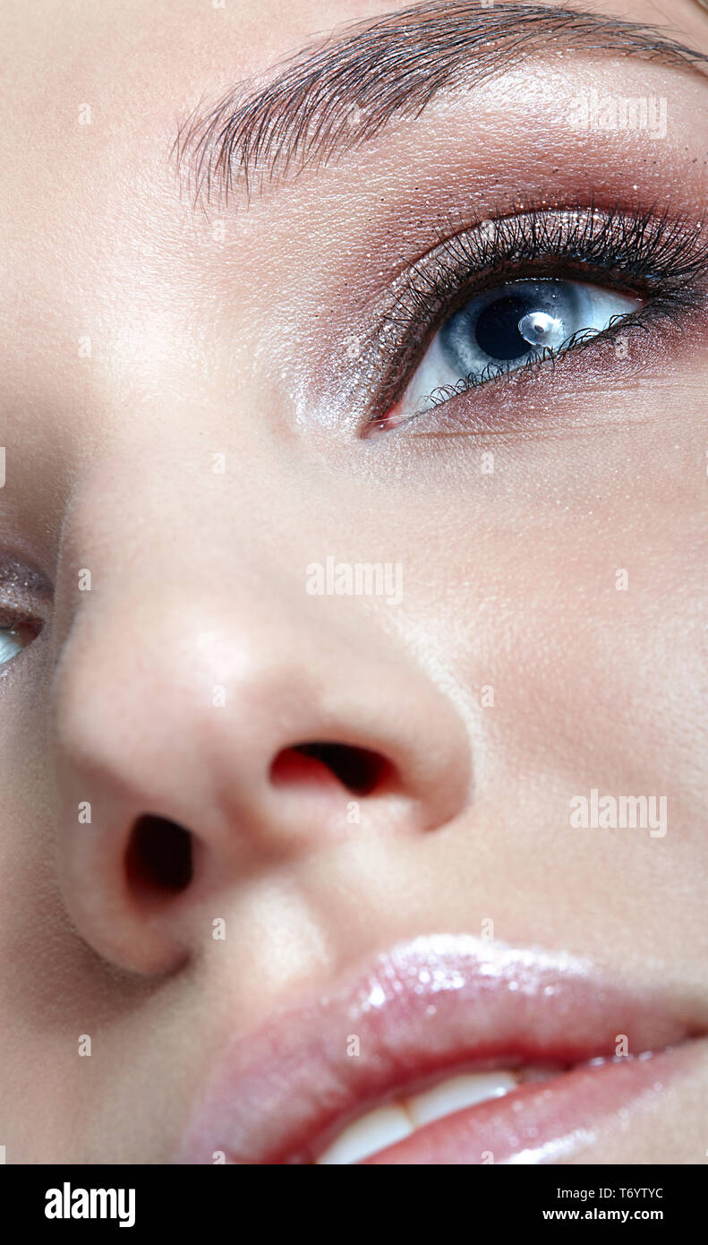 Nostrils close up woman hi-res stock photography and images - Alamy
