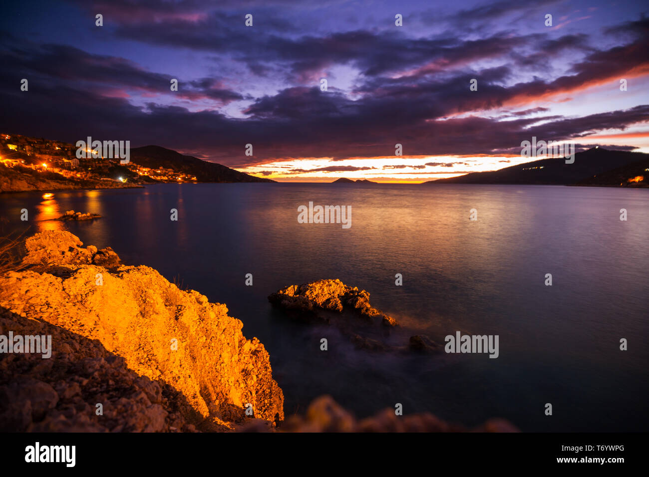 Kas turkey night hi-res stock photography and images - Alamy