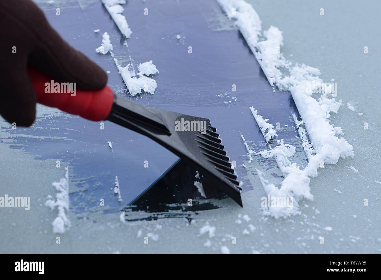 Ice scraper 8 Stock Photo - Alamy