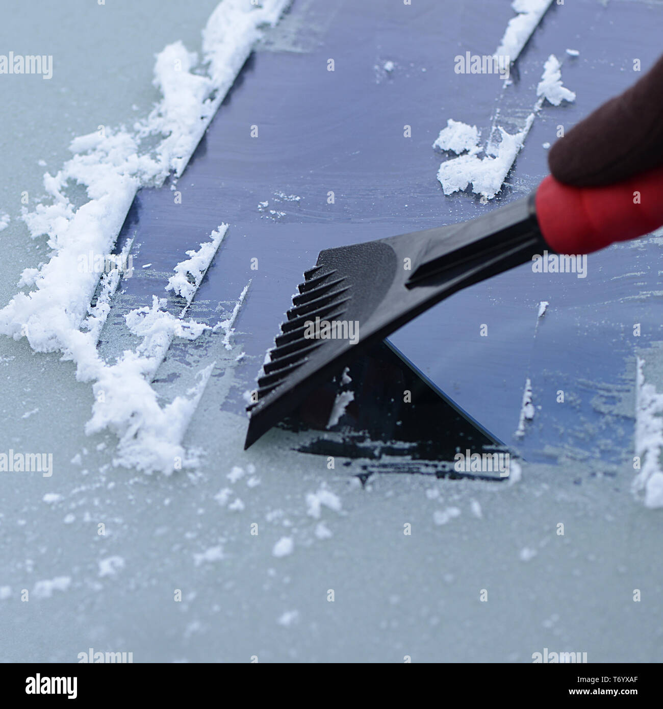 Ice Scraper 9 Stock Photo - Alamy