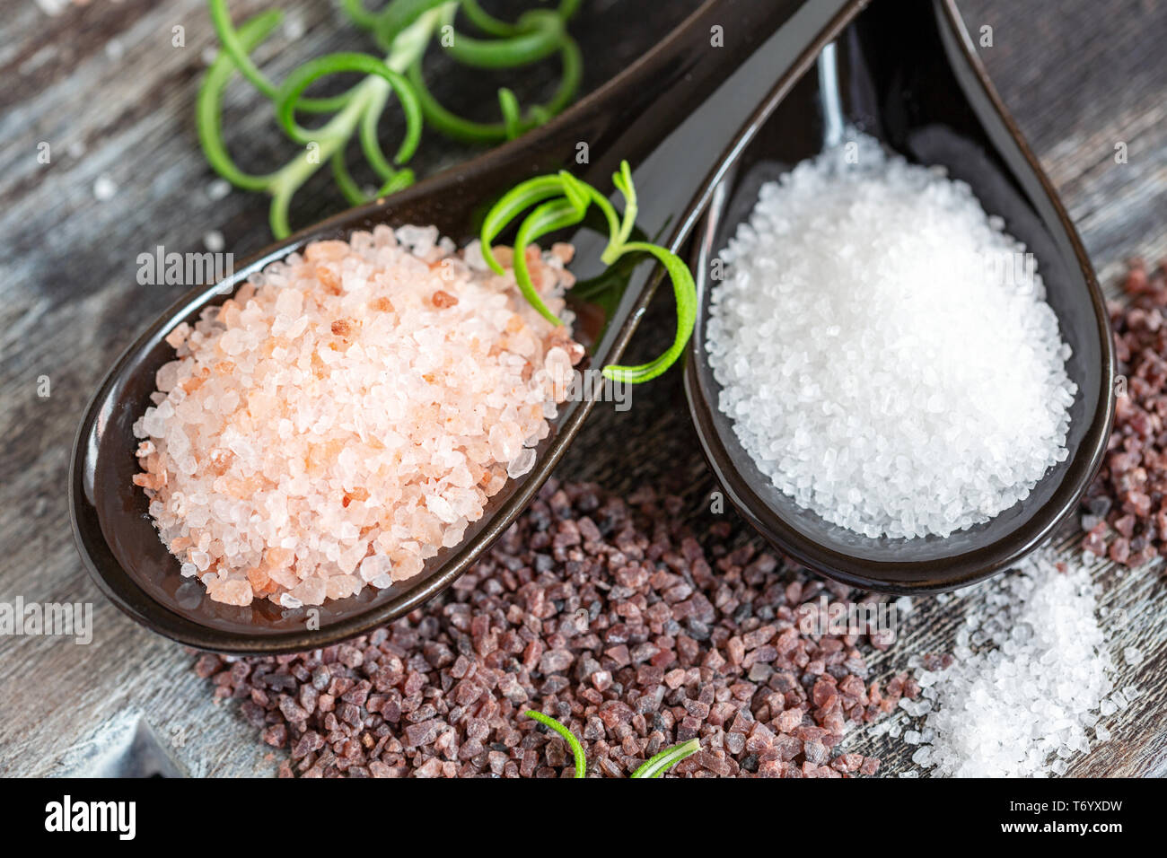 Different types of salt hi-res stock photography and images - Alamy