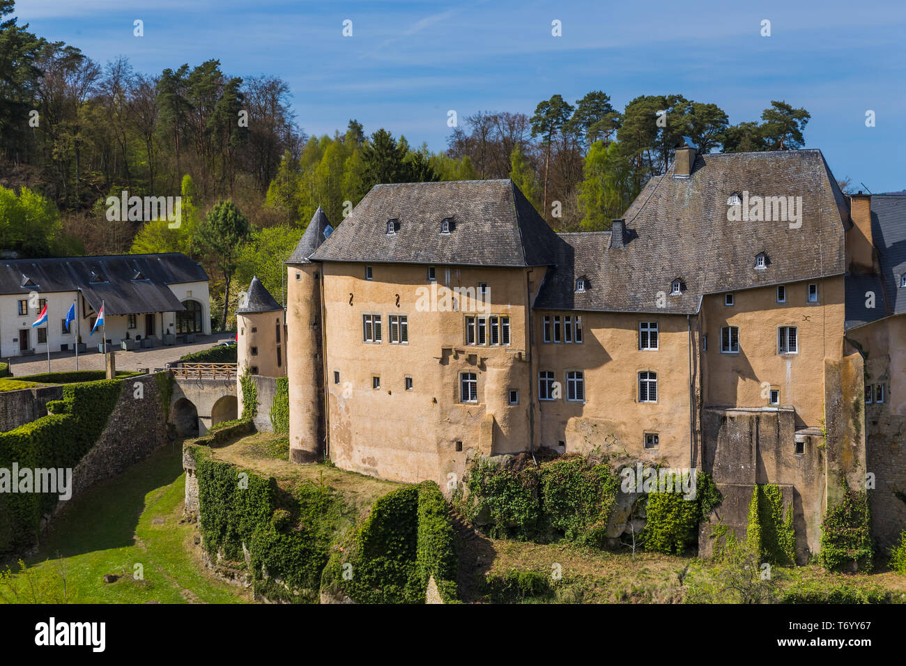 Bourglinster castle in Luxembourg Stock Photo - Alamy