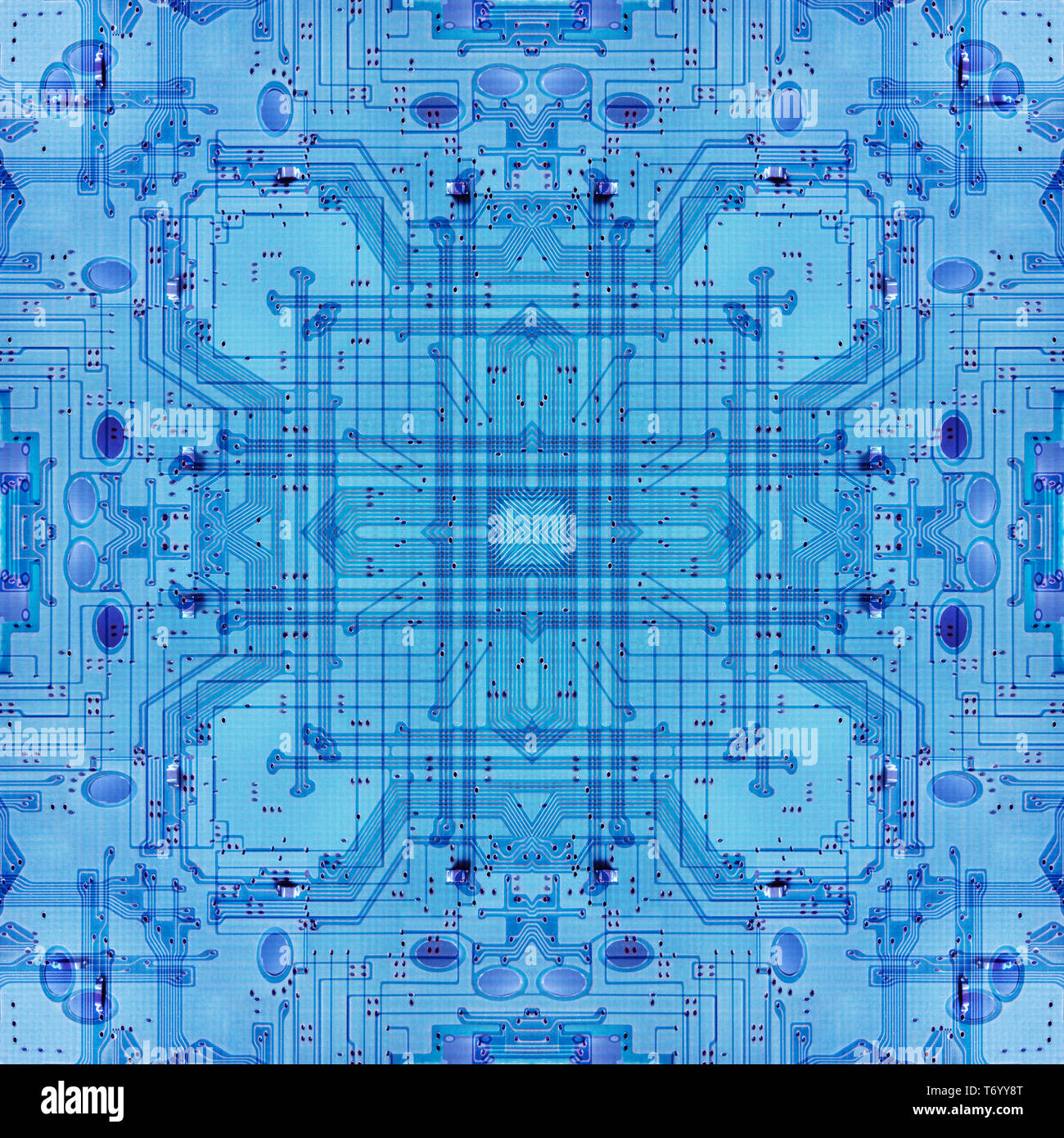 Abstract pattern with circuit board electronic elements Stock Photo - Alamy