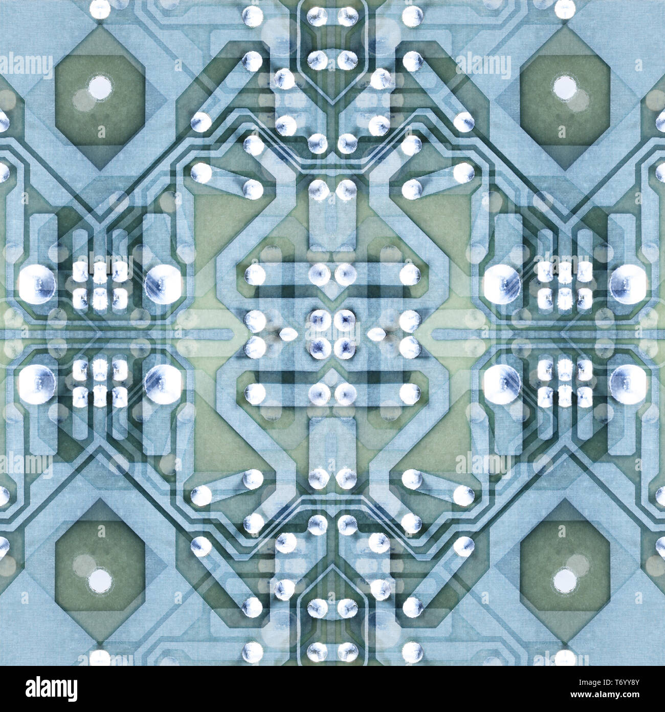 Abstract pattern with circuit board electronic elements Stock Photo - Alamy