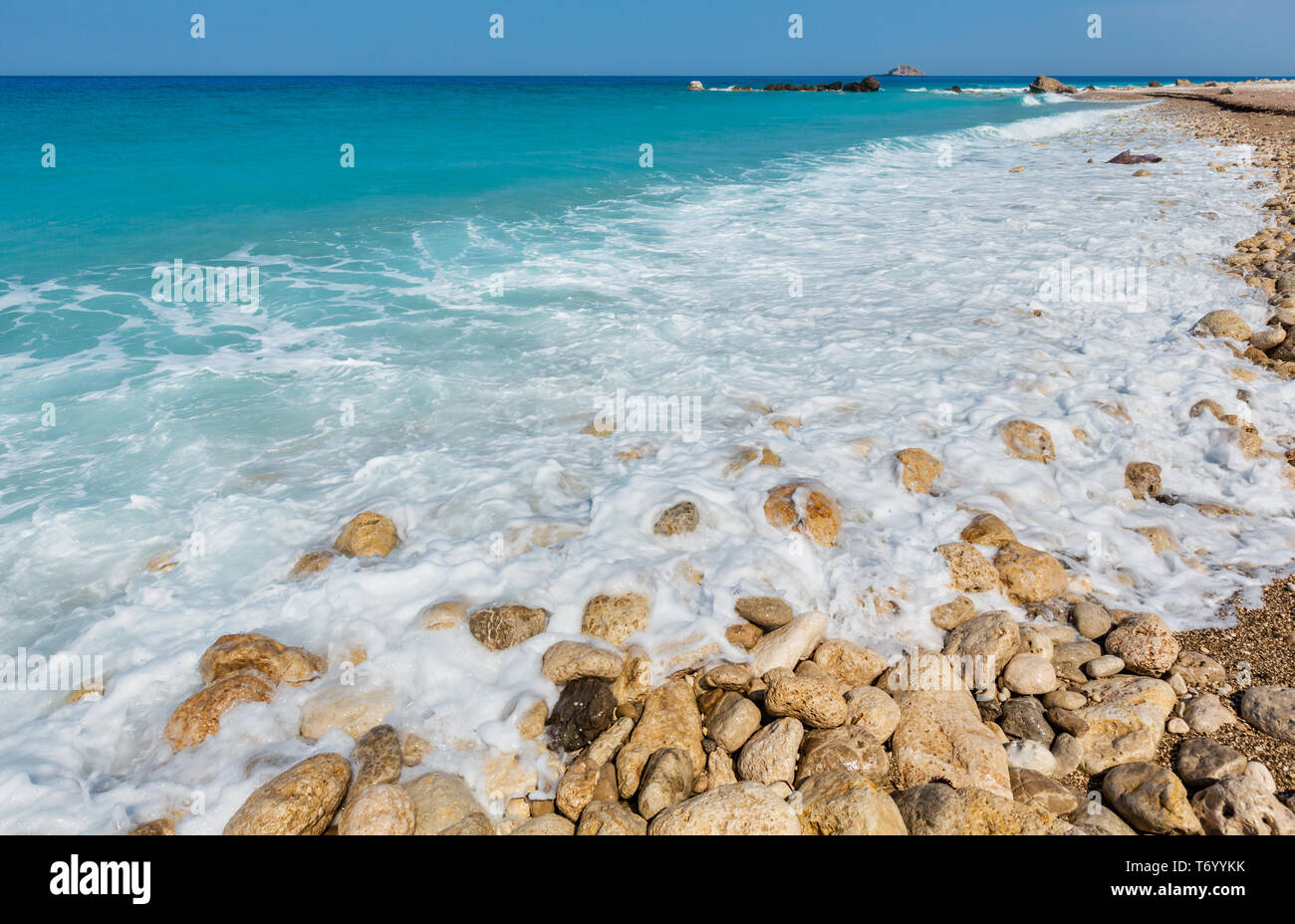 Summer Lefkada coast, Greece Stock Photo - Alamy