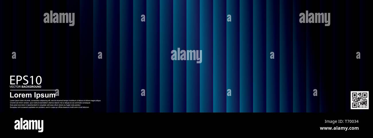 Abstract vector geometric colorful pattern background. Dark blue ...
