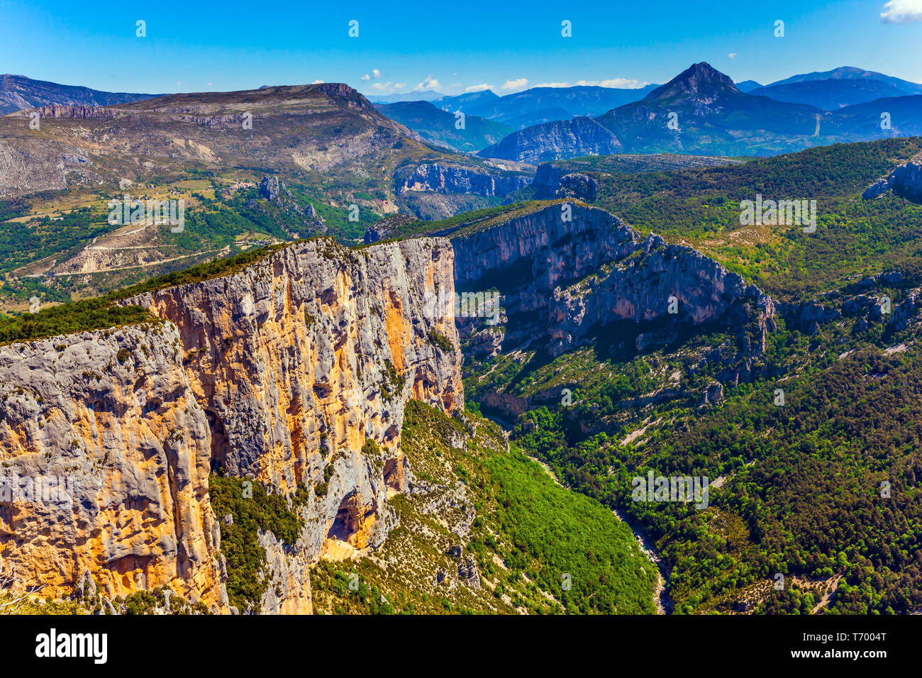 The most beautiful canyon in Europe - Verdon Stock Photo - Alamy