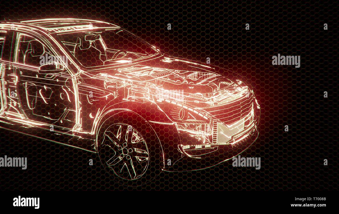 Digital engine animation hi-res stock photography and images - Alamy