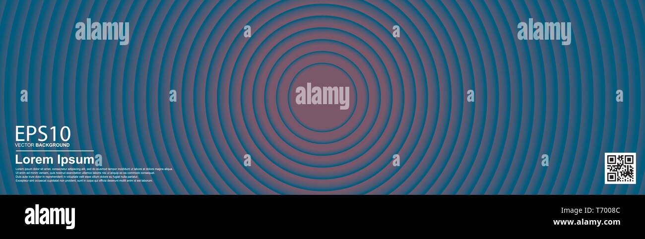 The abstract gradient dark blue color circle background Stock Vector ...