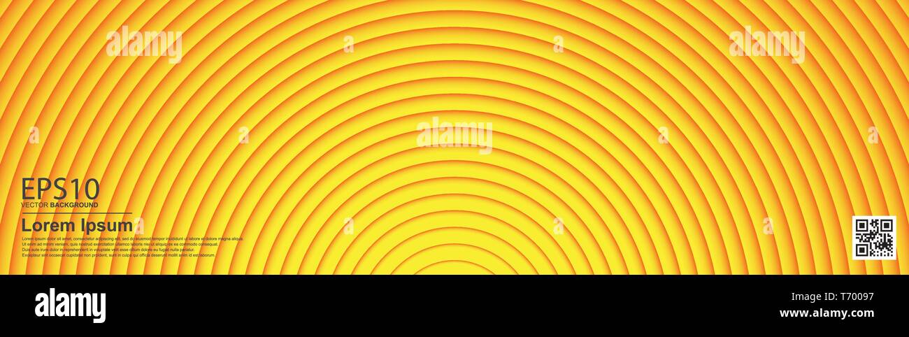 The abstract colorful gradient yellow color circle background Stock ...