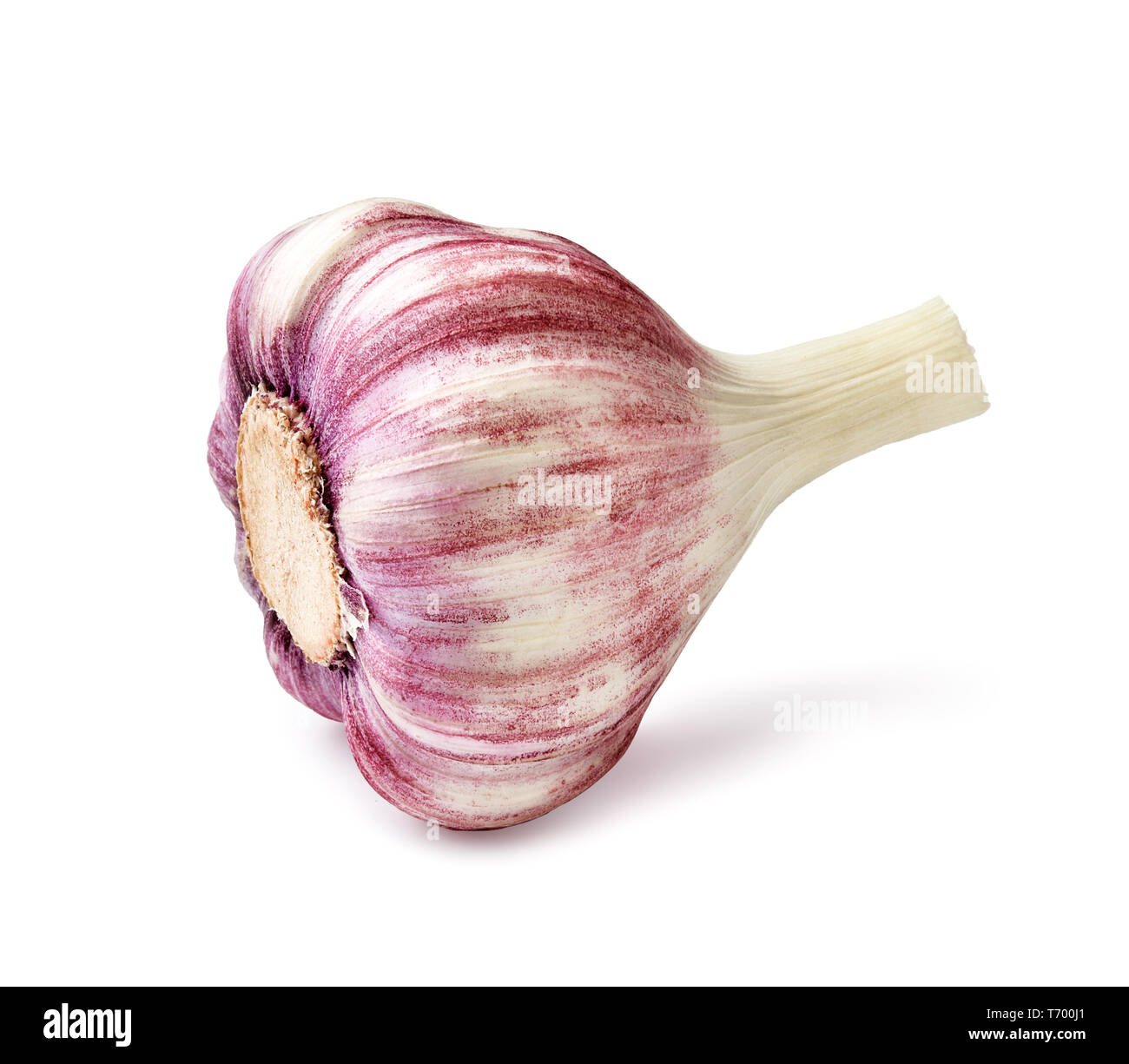 Fresh garlic isolated on white background Stock Photo - Alamy