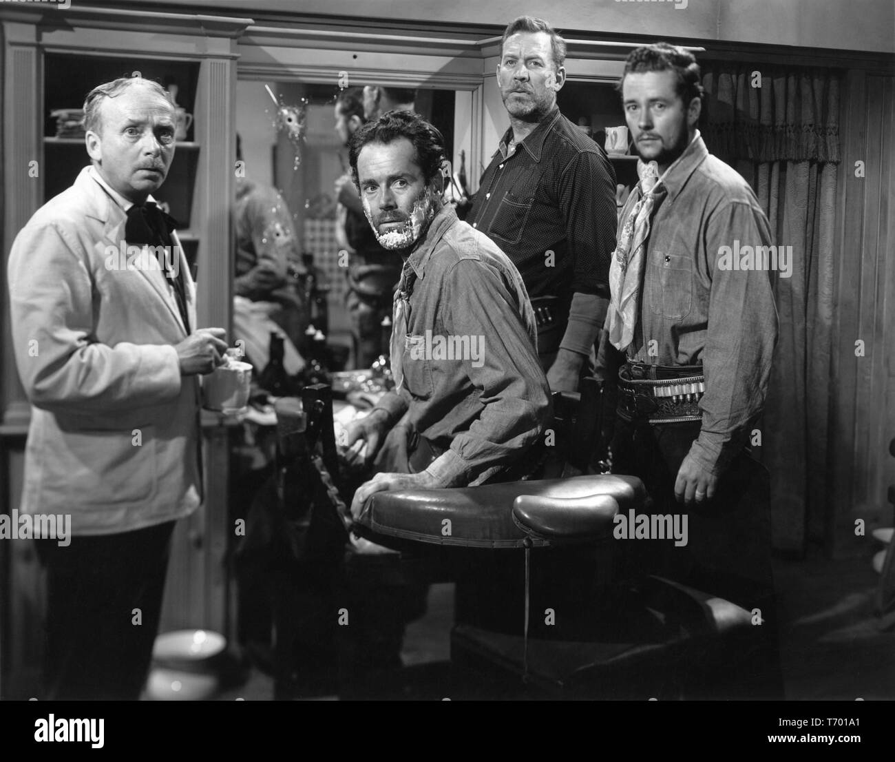 Ben Hall Henry Fonda as Wyatt Earp Ward Bond as Morgan Earp Tim Holt as ...