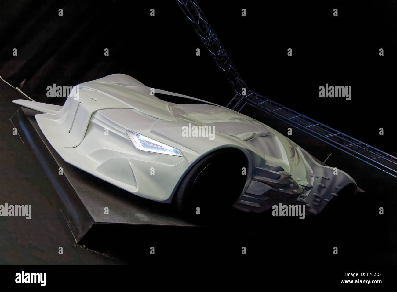 Paris,France.31st Jan, 2019.The DB Car in tribute to David Bowie at the ...