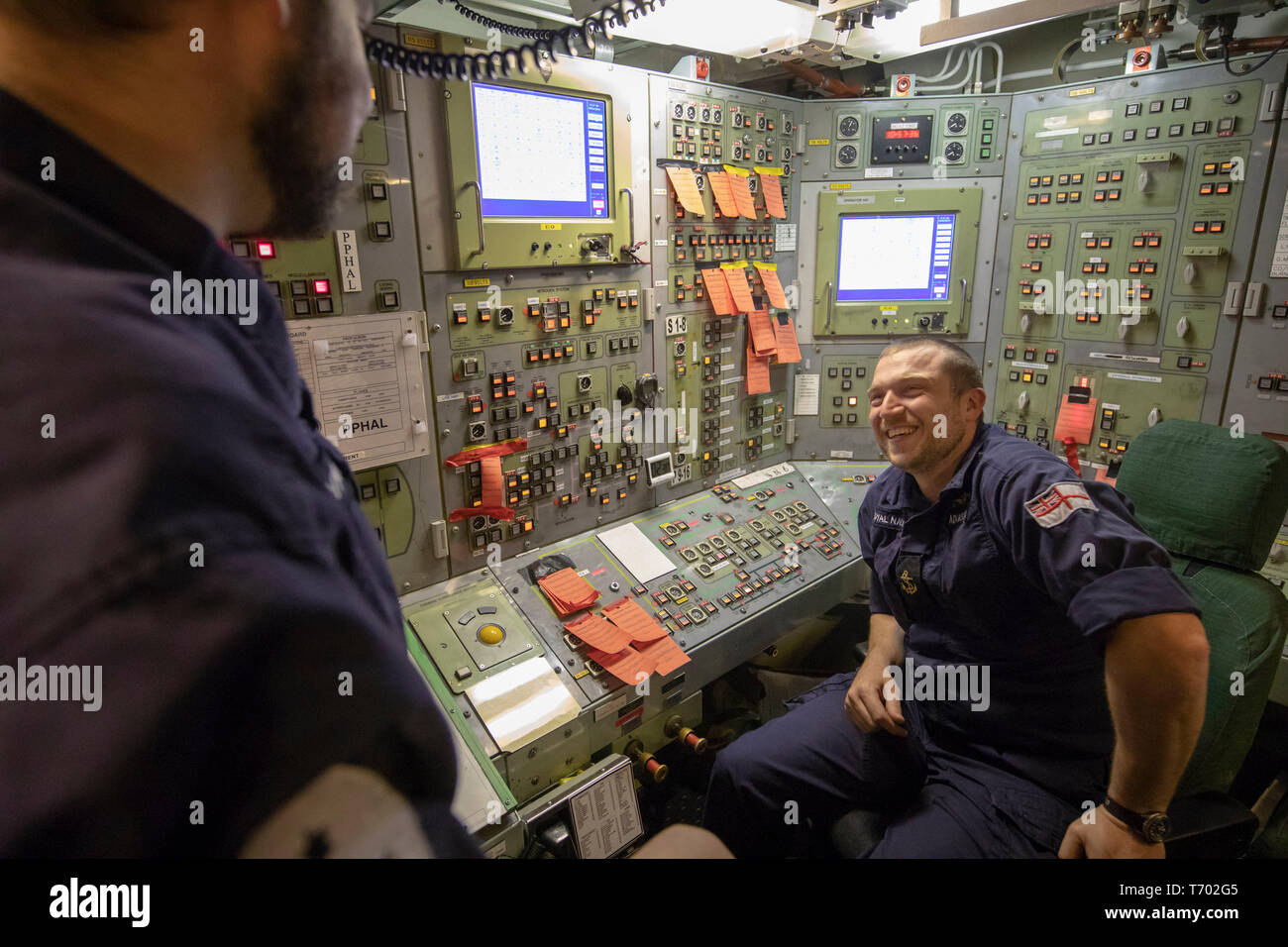 Nuclear submarine control room hi-res stock photography and images - Alamy