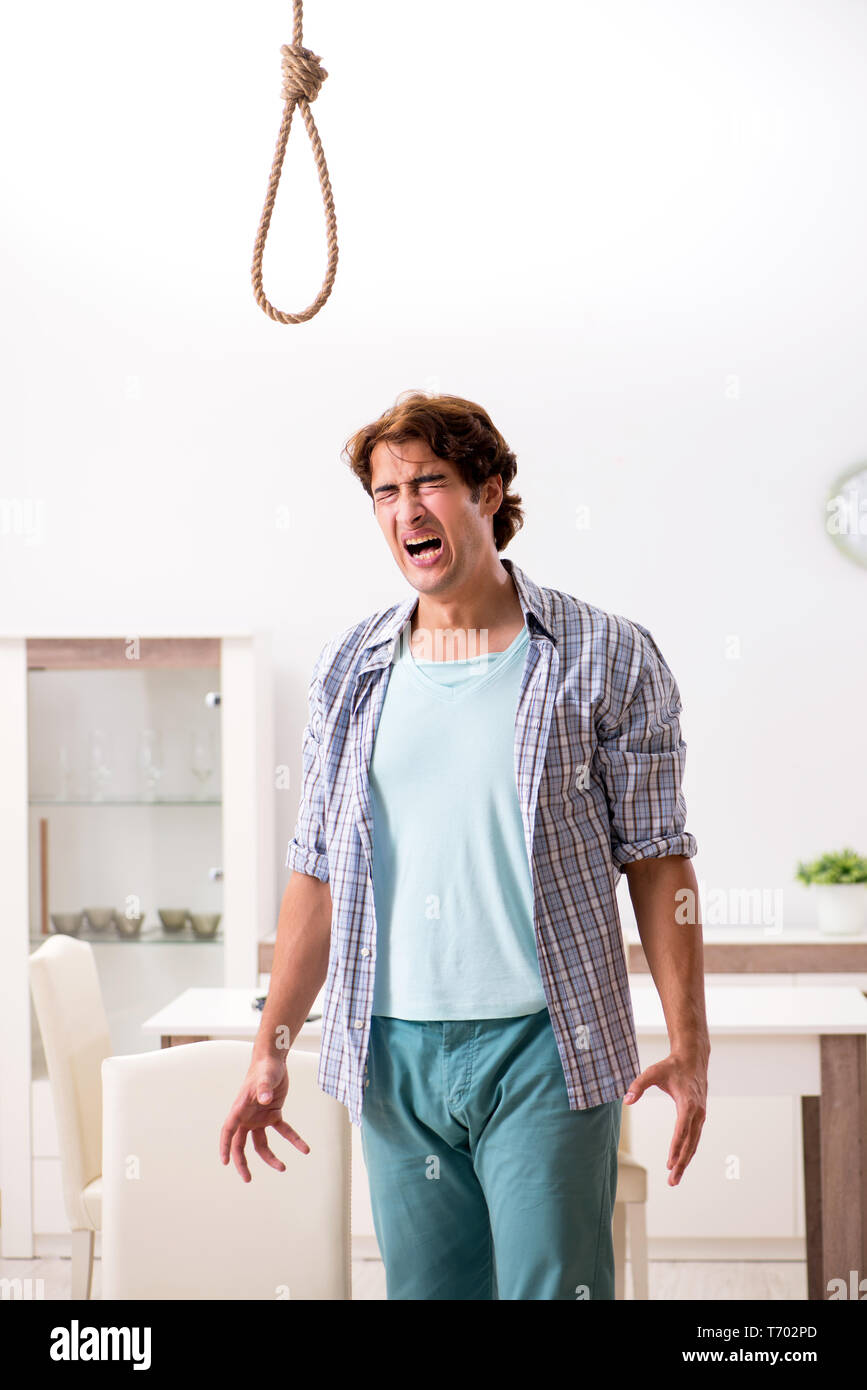 Young man preparing commit hi-res stock photography and images - Alamy