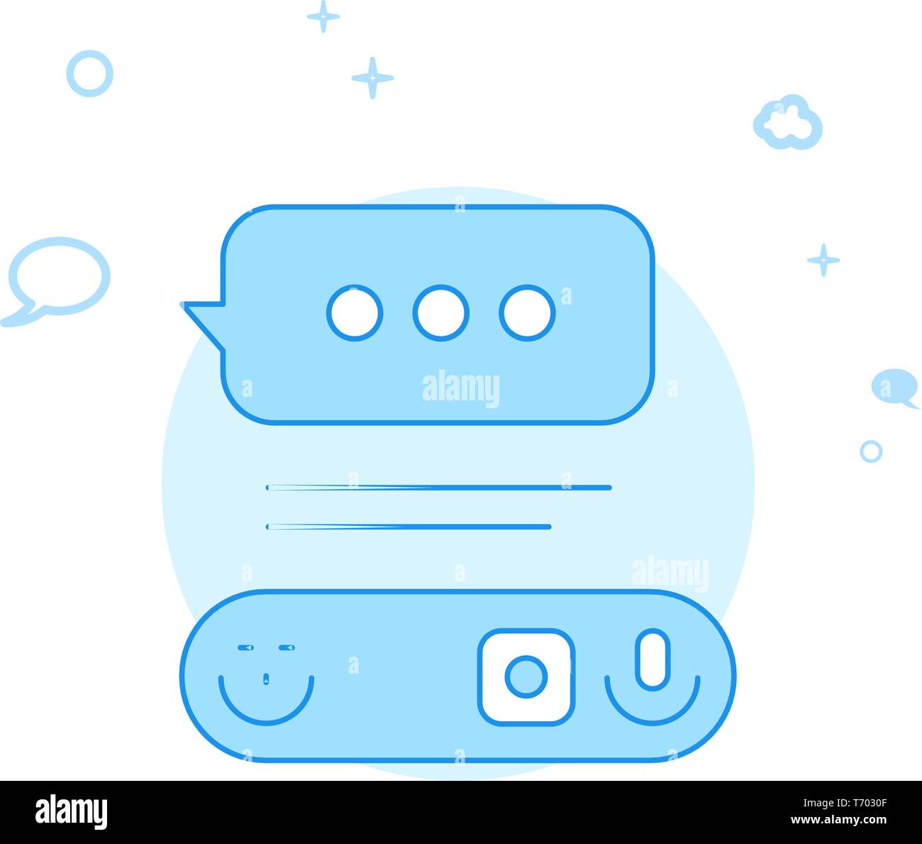 Chit chat vector vectors hi-res stock photography and images - Alamy